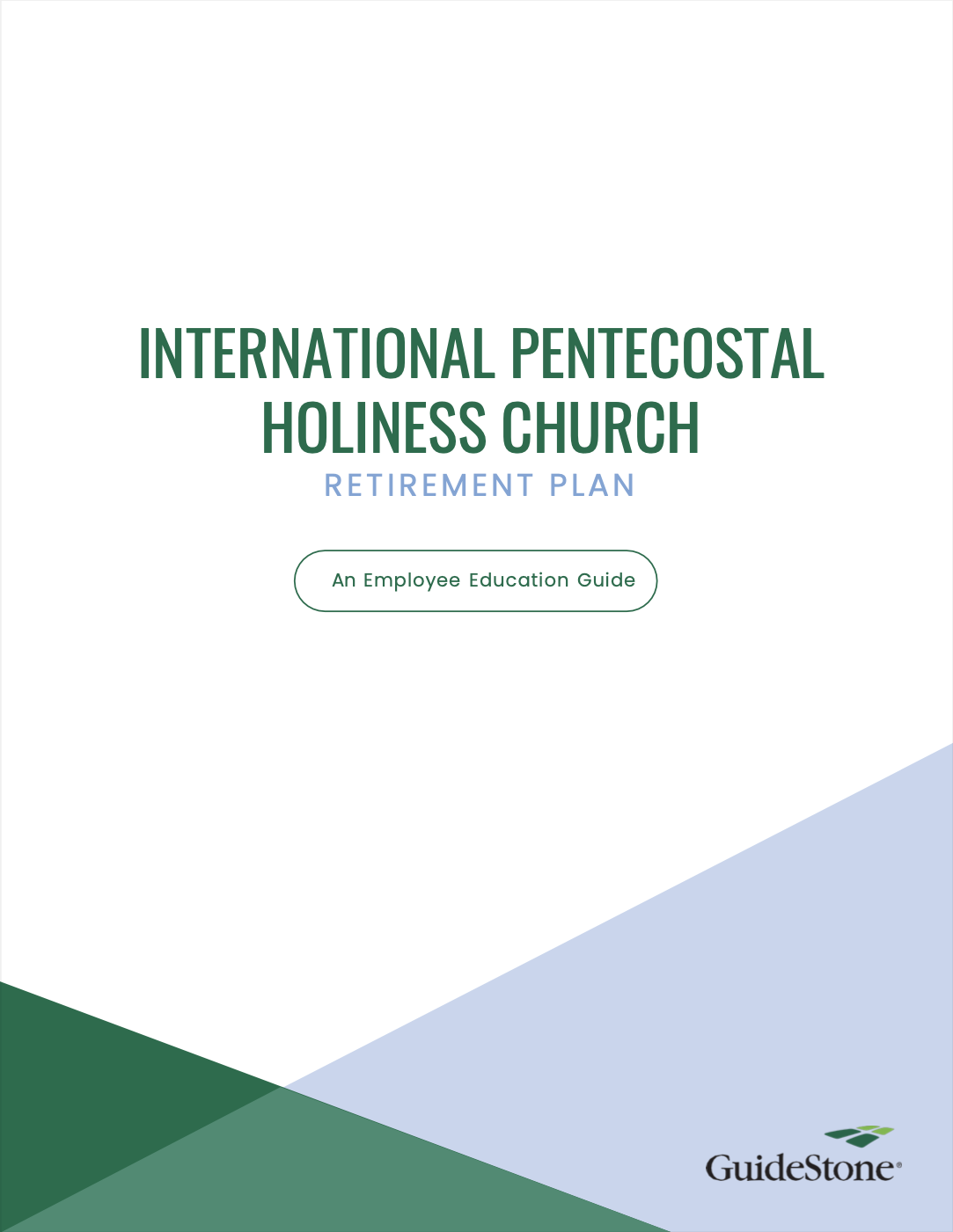 IPHC 403(b) Plan - General Superintendent's Office