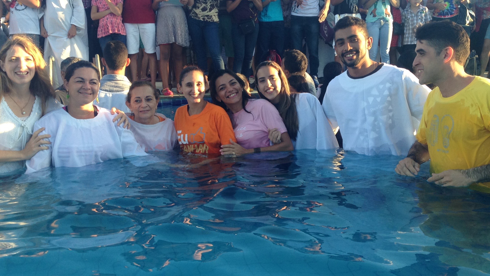 World Missions a group of people we baptized - World Missions