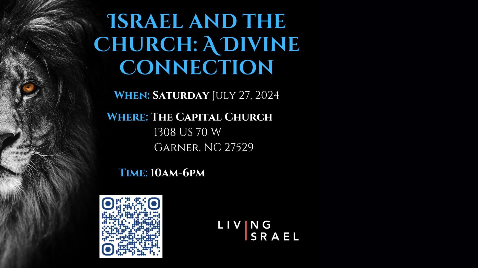 Israel & the Church: A Divine Connection - An Event in Garner, North ...